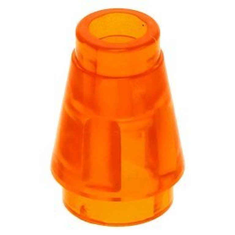Lego 4567338 - Nose Cone Small 1 x 1 - Transparent | Pricemania